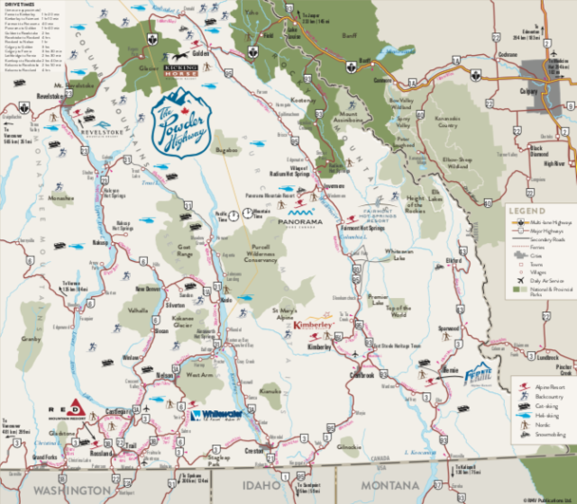 Our Kootenay Mountain Ranges – Kootenay Rockies
